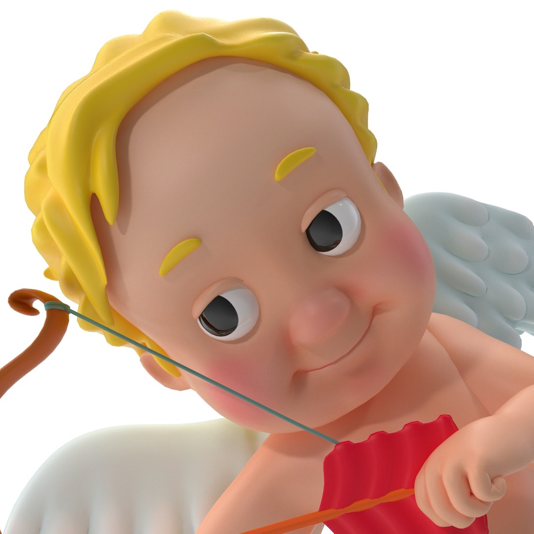 3d cartoon cupid 3