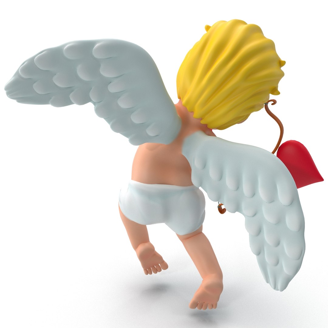 3d cartoon cupid 3
