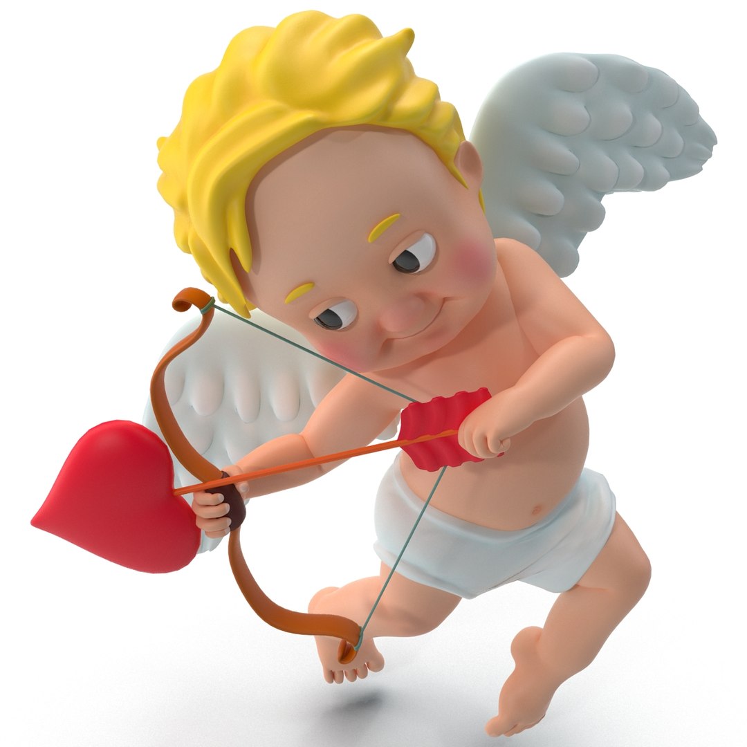 3d cartoon cupid 3
