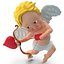 3d Cartoon Cupid 3