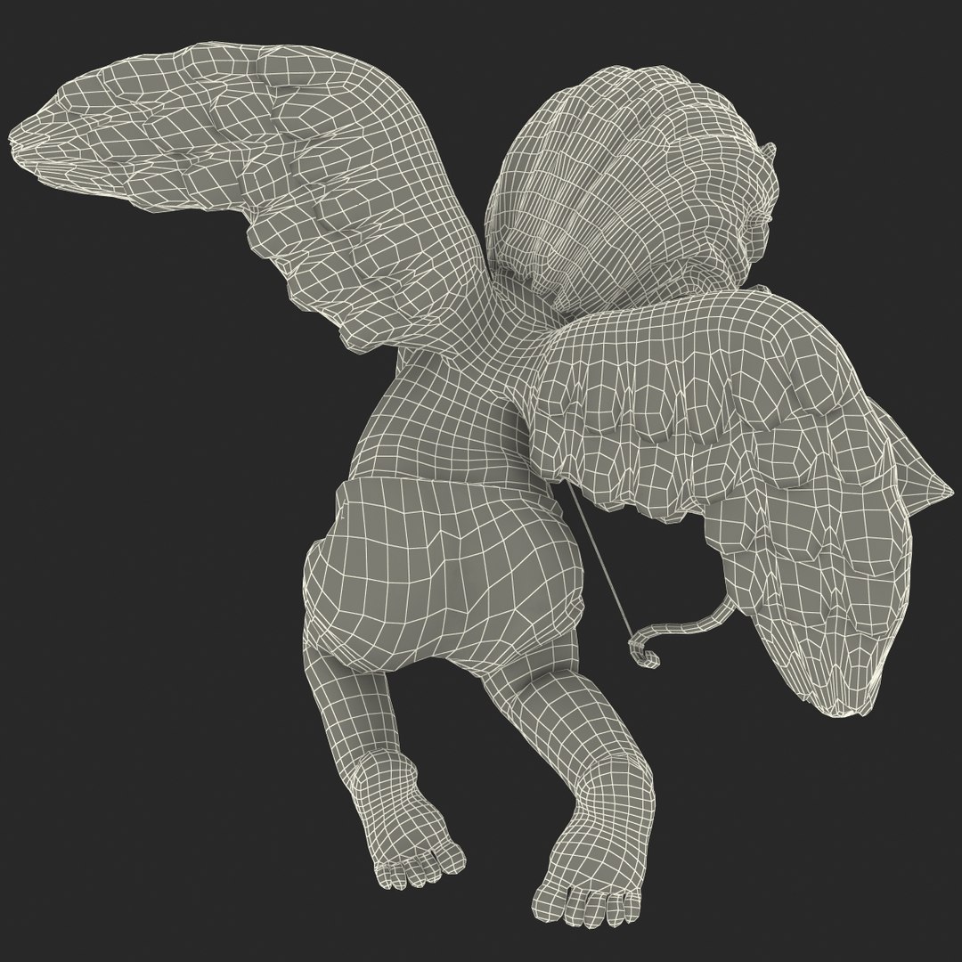 3d cartoon cupid 3