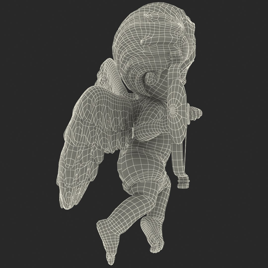 3d cartoon cupid 3