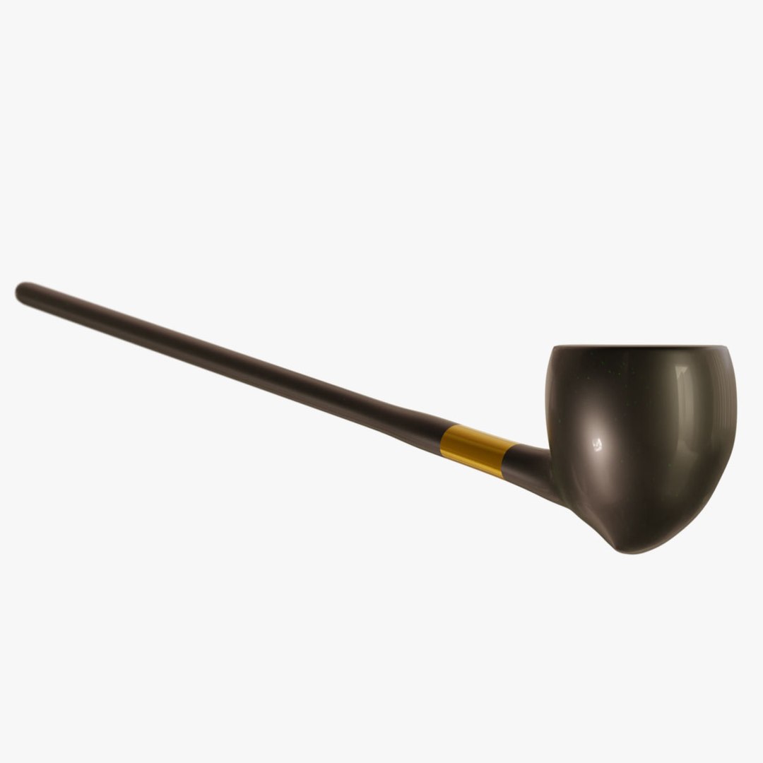 3D Churchwarden Hobbit Pipe model - TurboSquid 1975848