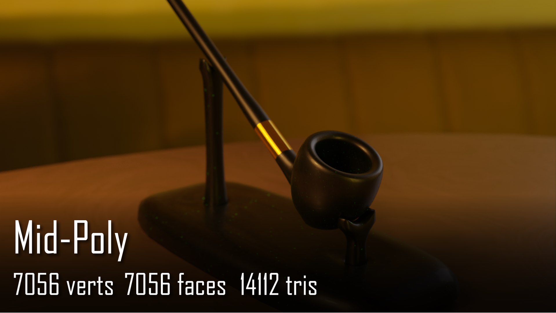 3D Churchwarden Hobbit Pipe Model - TurboSquid 1975848