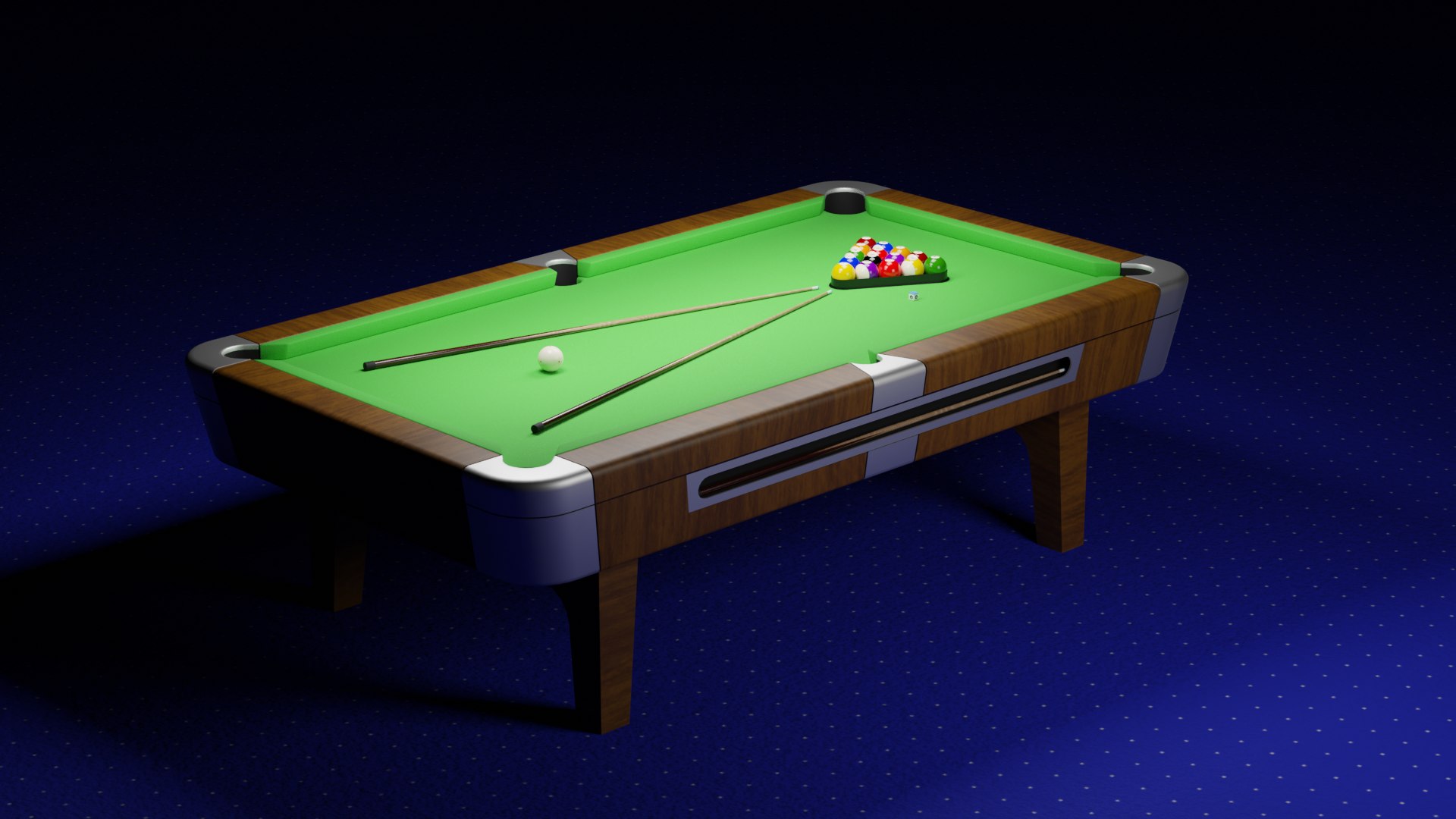 New Billiard Table Design 3D - TurboSquid 2307669