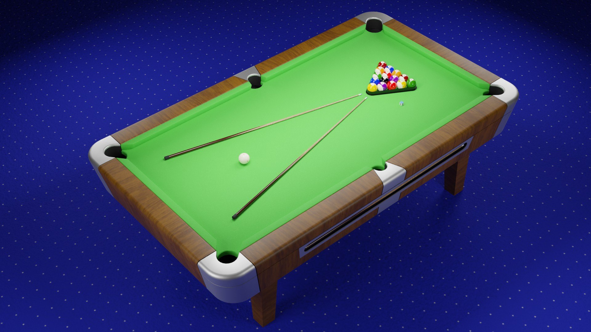 New Billiard Table Design 3D - TurboSquid 2307669