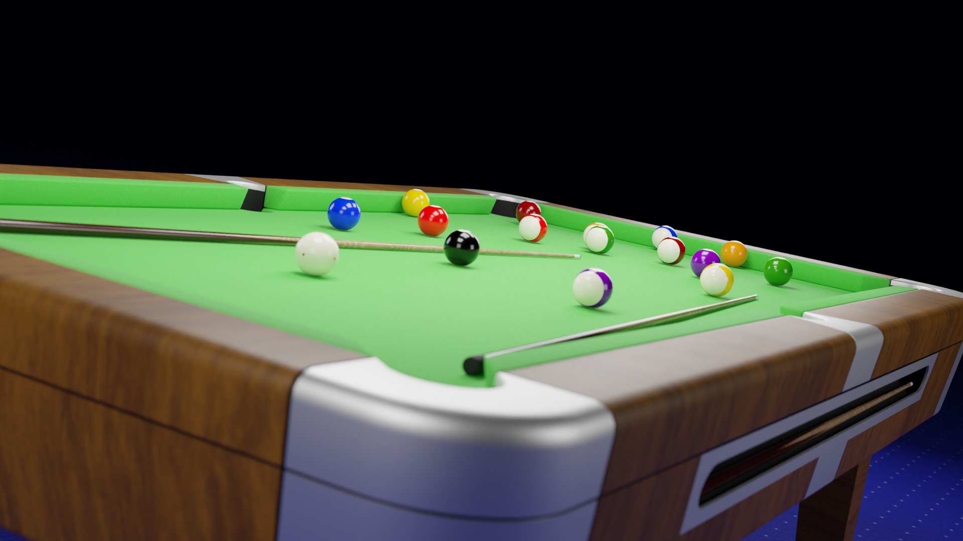 New Billiard Table Design 3D - TurboSquid 2307669