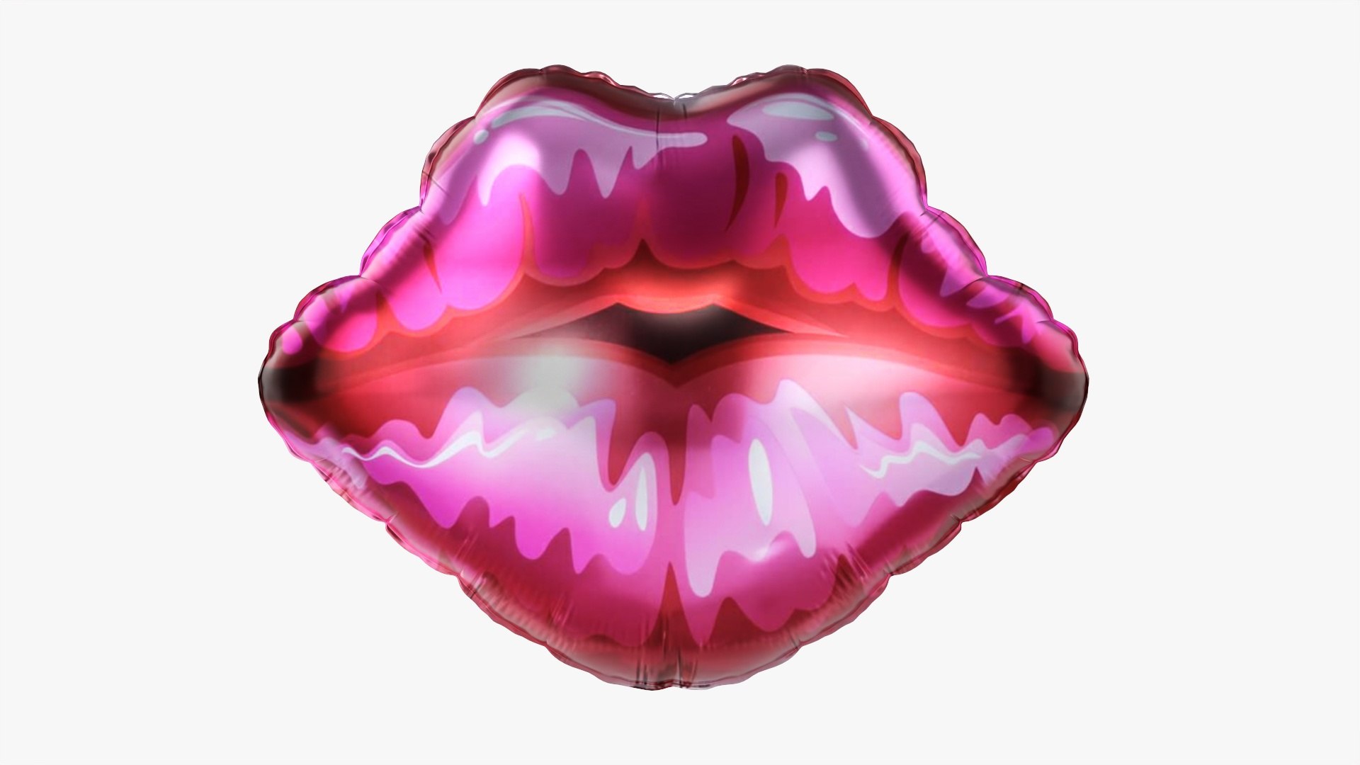 Lips foil balloon model - TurboSquid 1725190