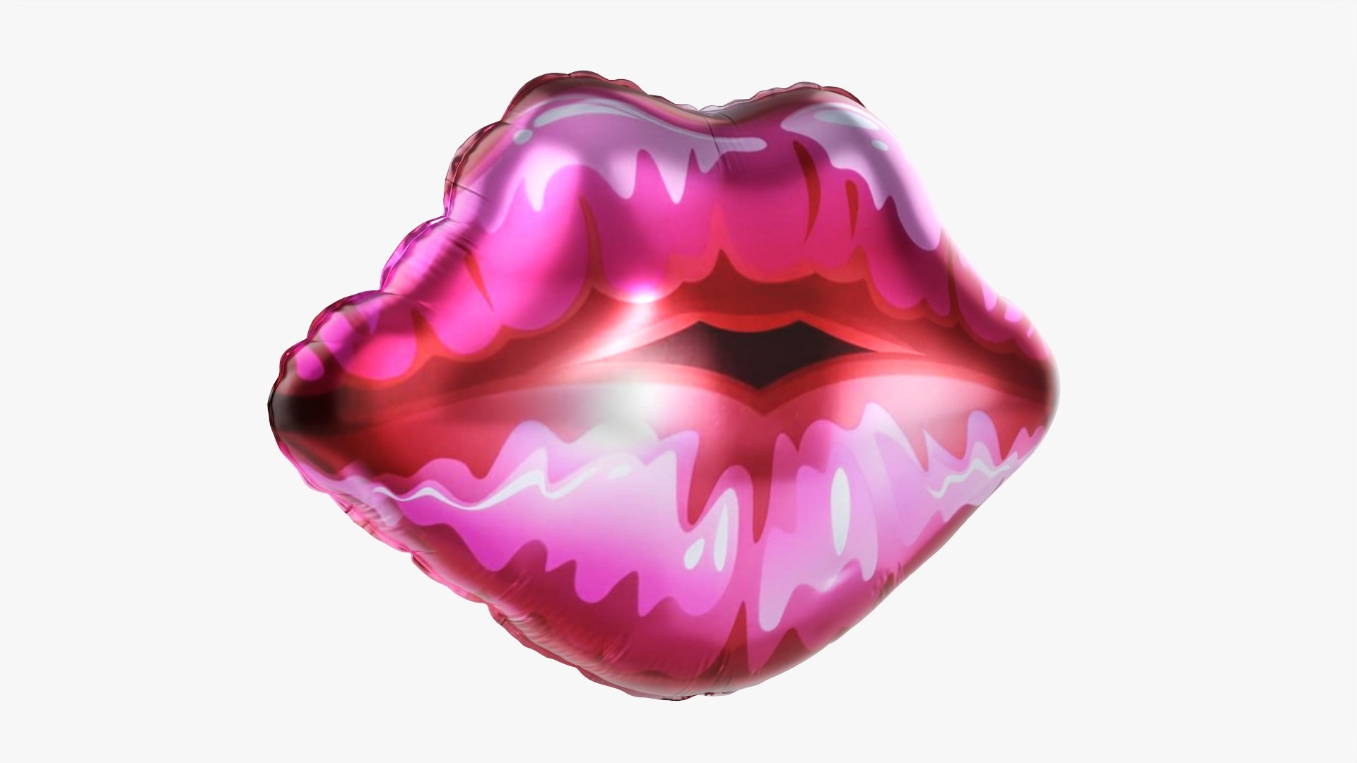 Lips foil balloon model - TurboSquid 1725190