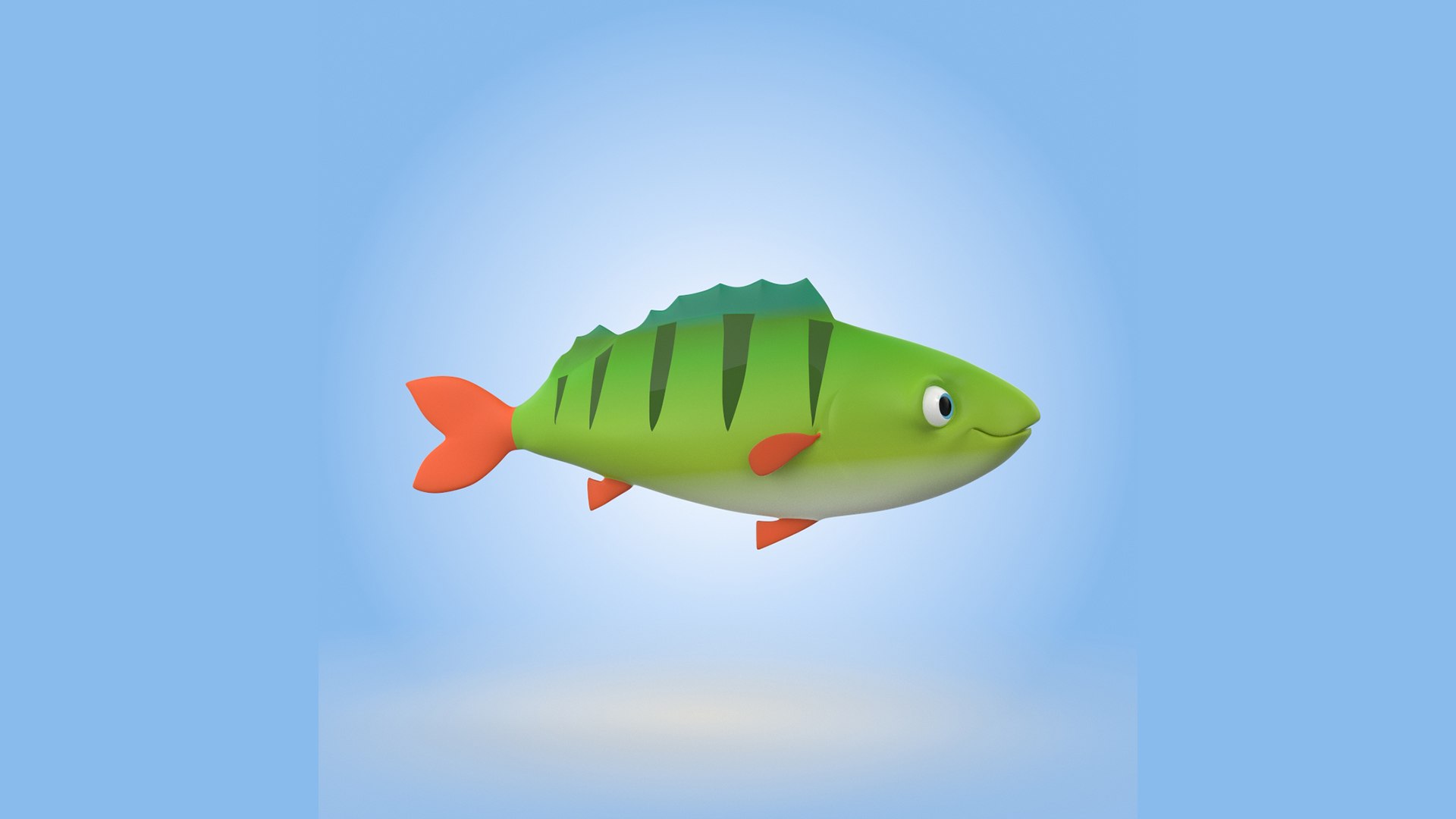3D Perch Fish Model - TurboSquid 2057663