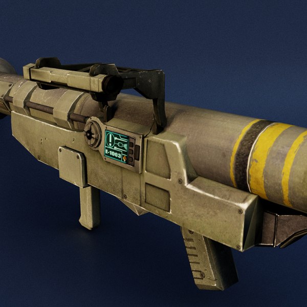 Roket launcher 3D model - TurboSquid 1426034