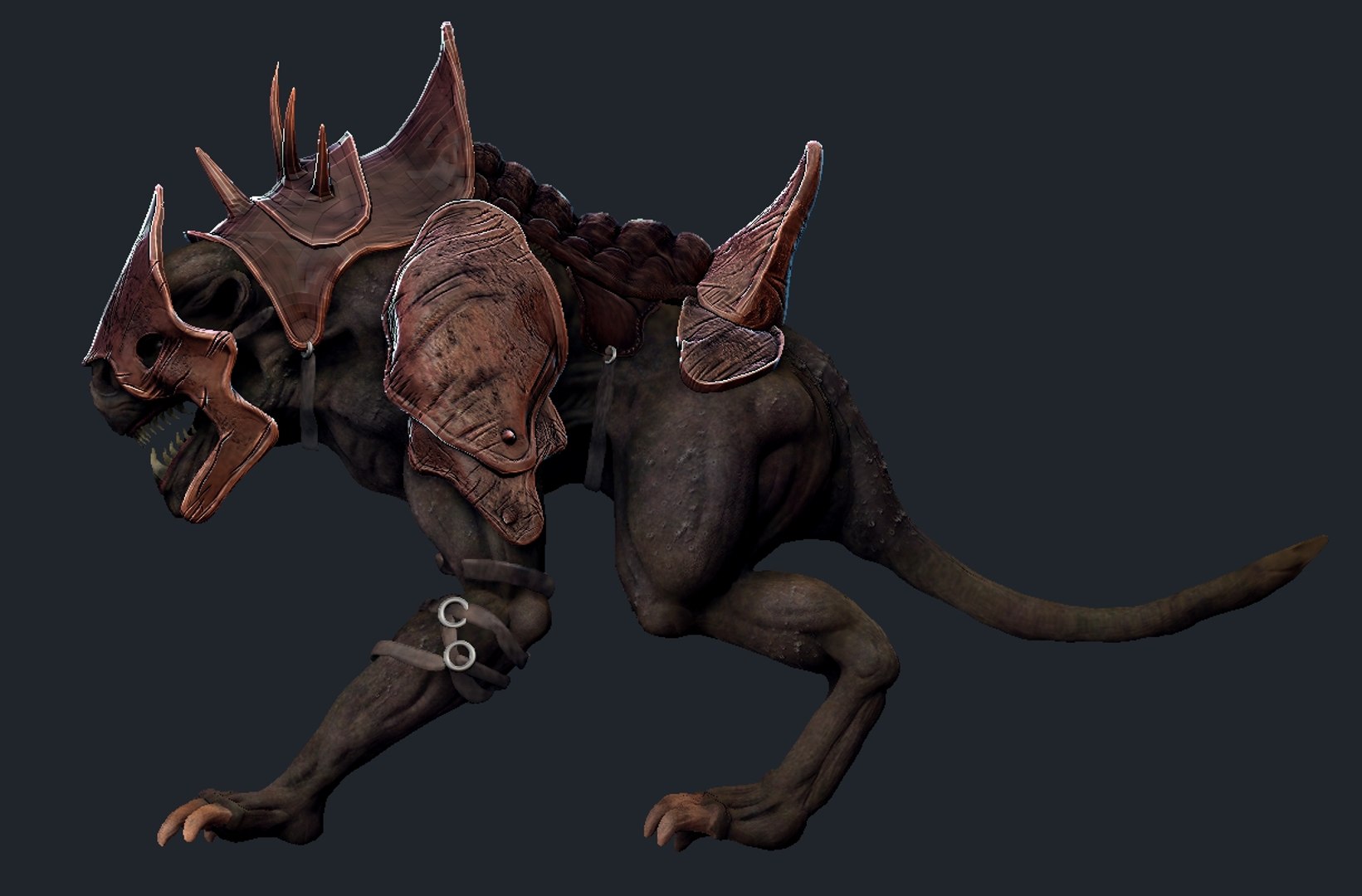 3ds Max Creature Mount