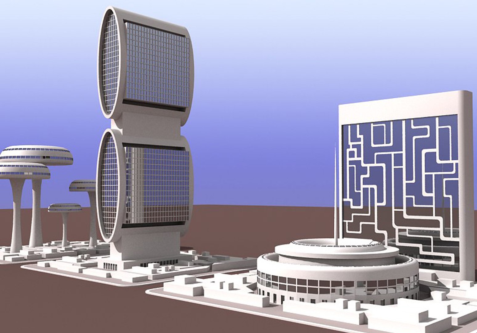 3d Model Future Buildings 1