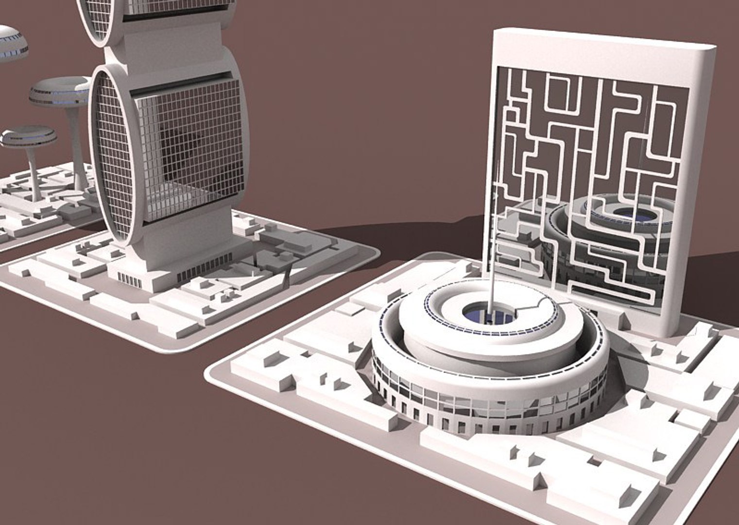 3d Model Future Buildings 1