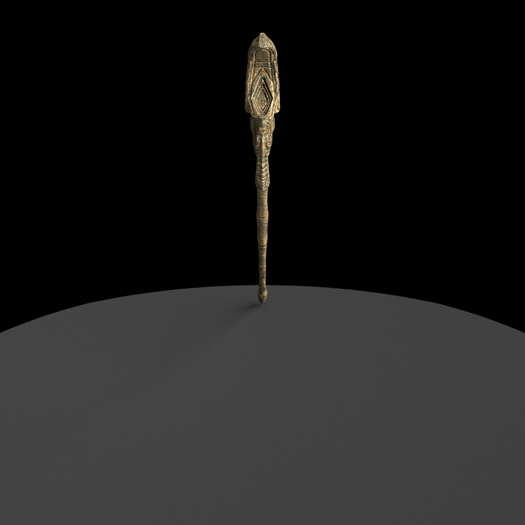 3D Magic Staff - TurboSquid 1360816