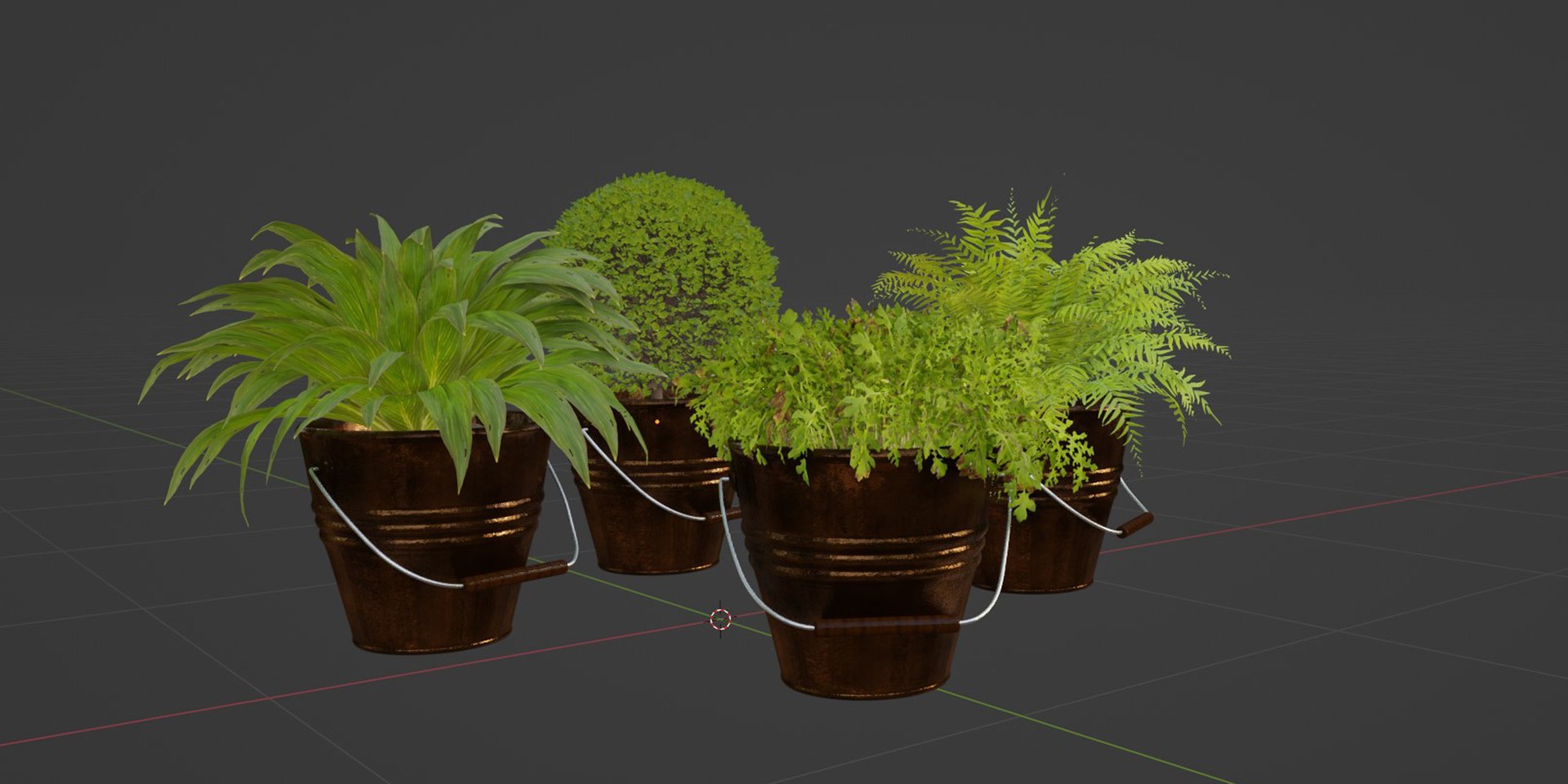 Outdoor Natural Plants Collection Vol 65-Blender 3D Model - TurboSquid ...
