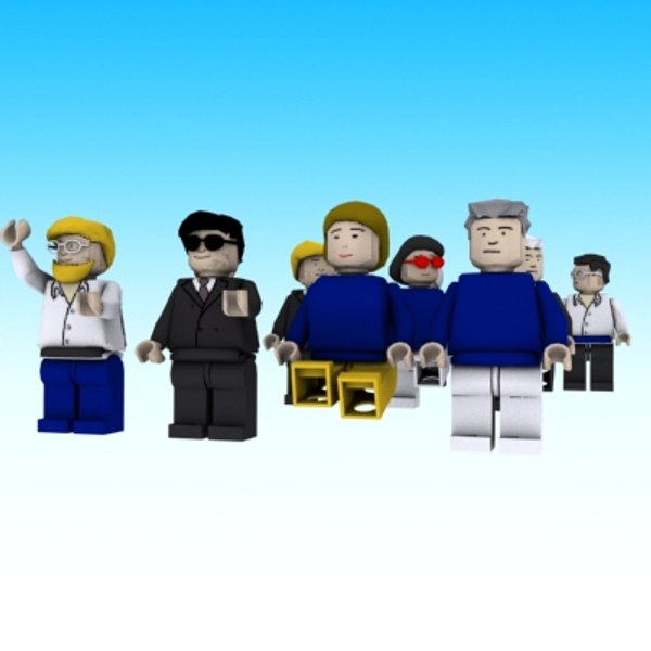 free max model pack lego people