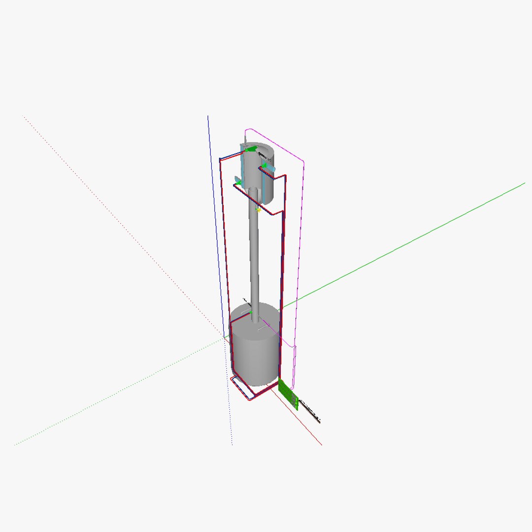 Fractionating Column 3d Model