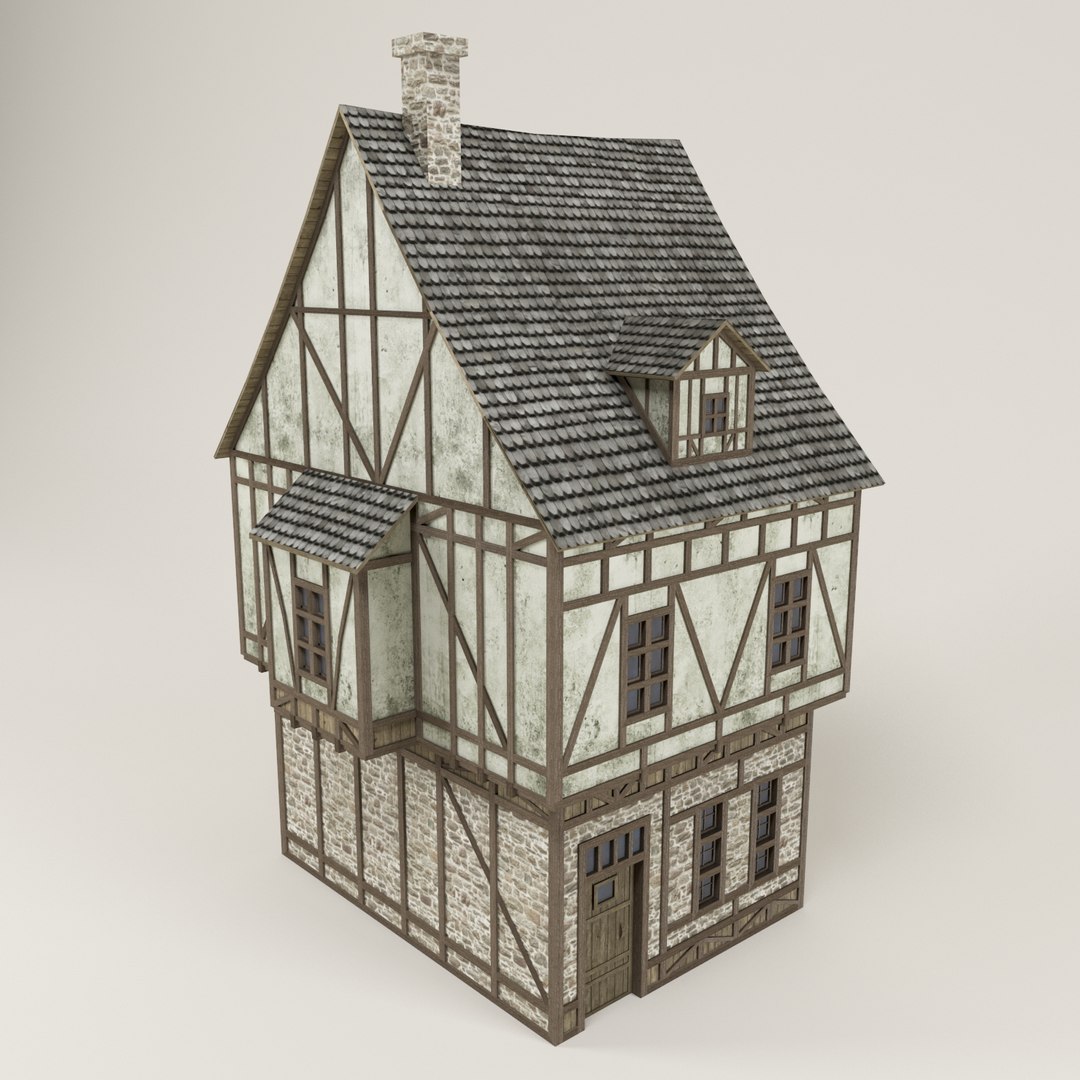 3d Model Medieval House