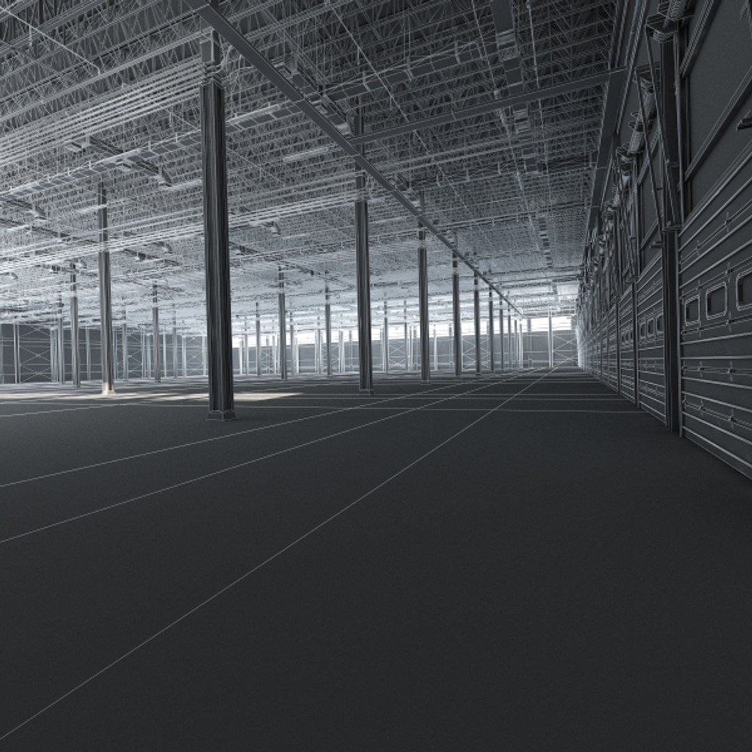 Big Base Warehouse 3D - TurboSquid 1337029