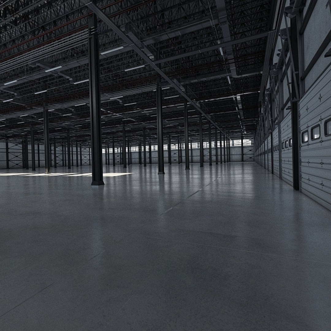 Big Base Warehouse 3D - TurboSquid 1337029