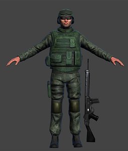 Soldier 3D Models for Download | TurboSquid