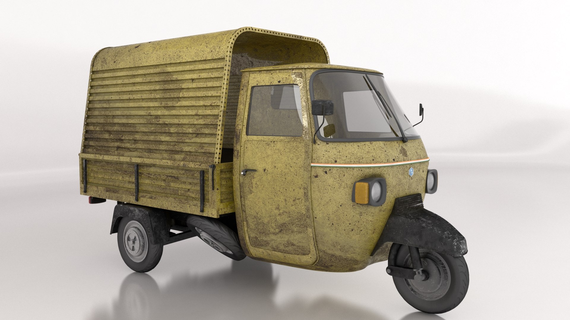 Iconic Ape Piaggio India 3D Model - TurboSquid 1528715