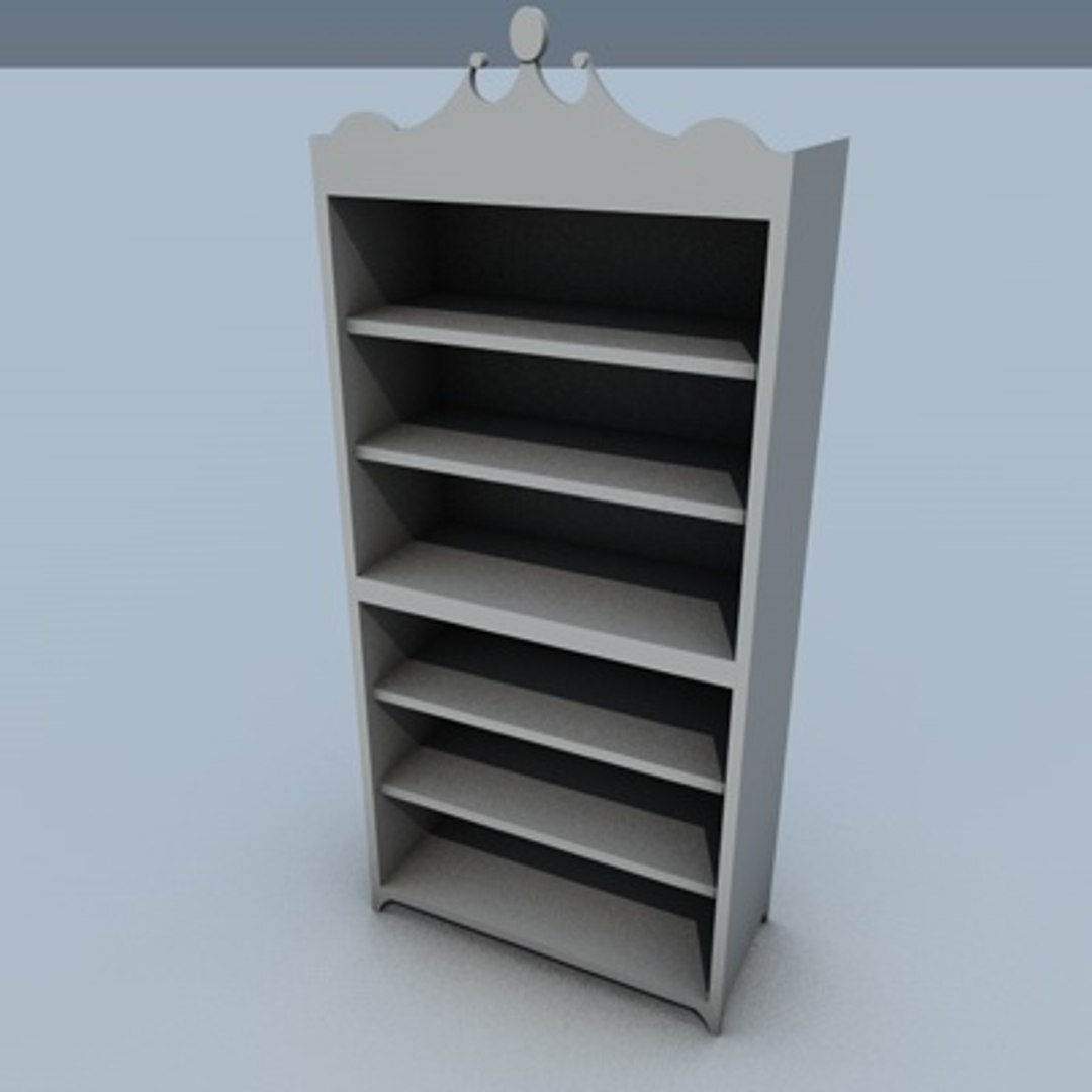 Free Simple Shelf 3d Model