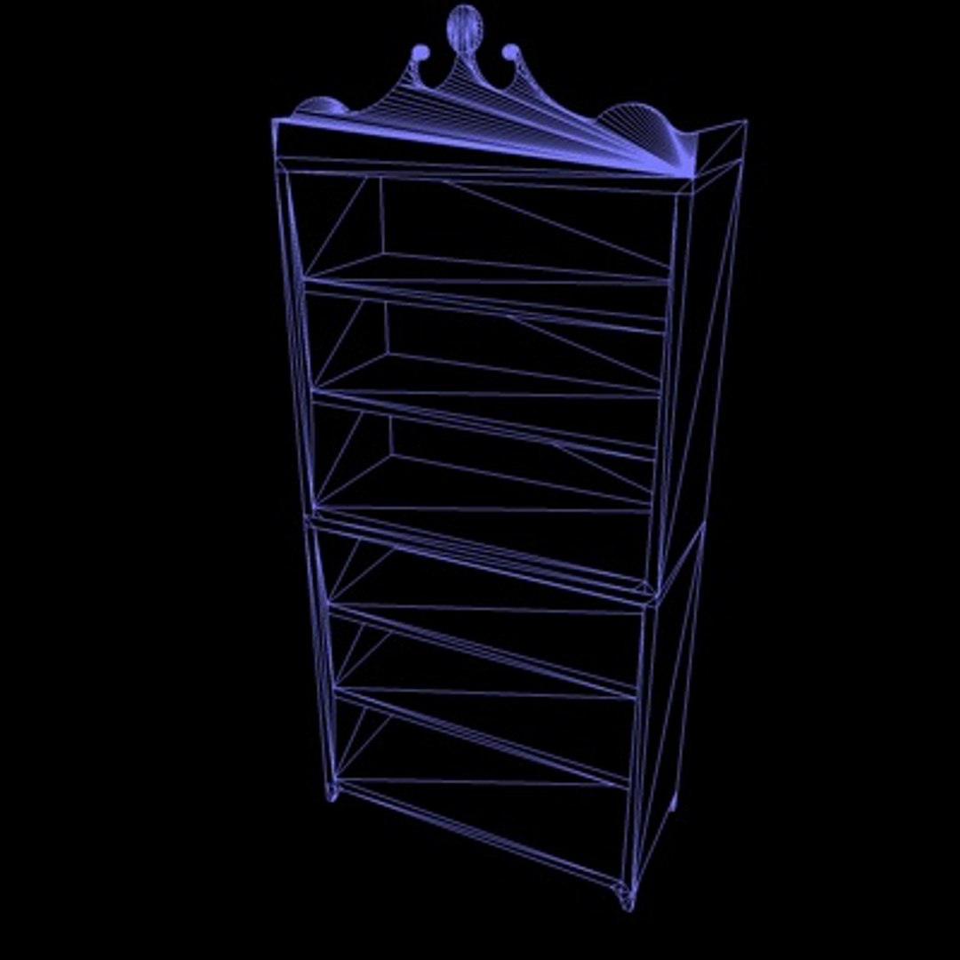 Free Simple Shelf 3d Model