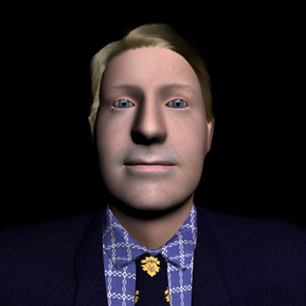business man 3d model