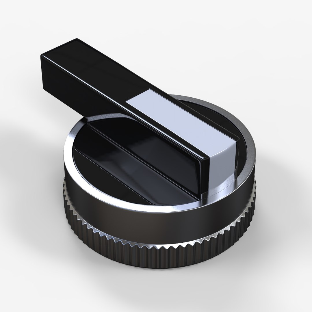 Selector Switch Button Rotary 3D Model - TurboSquid 1204845