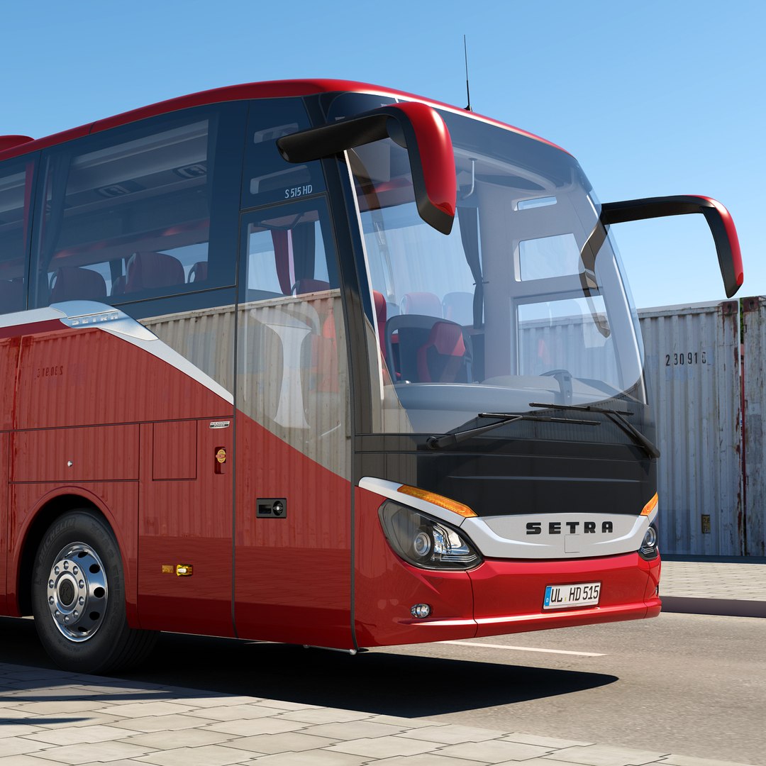 3d Setra S 515 Hd Model