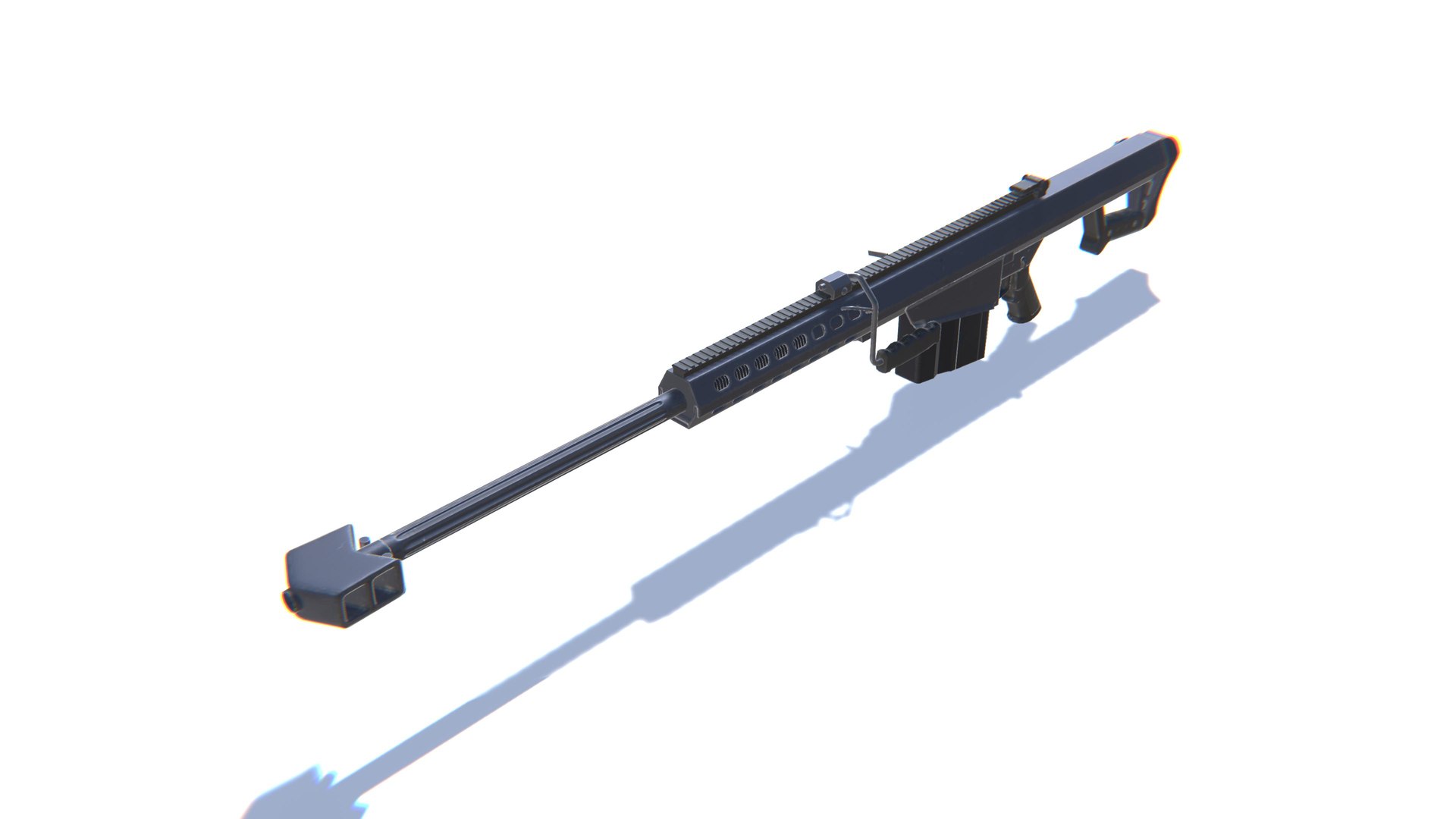 3D Model Sniper Rifle M82 Low-poly - TurboSquid 1800215
