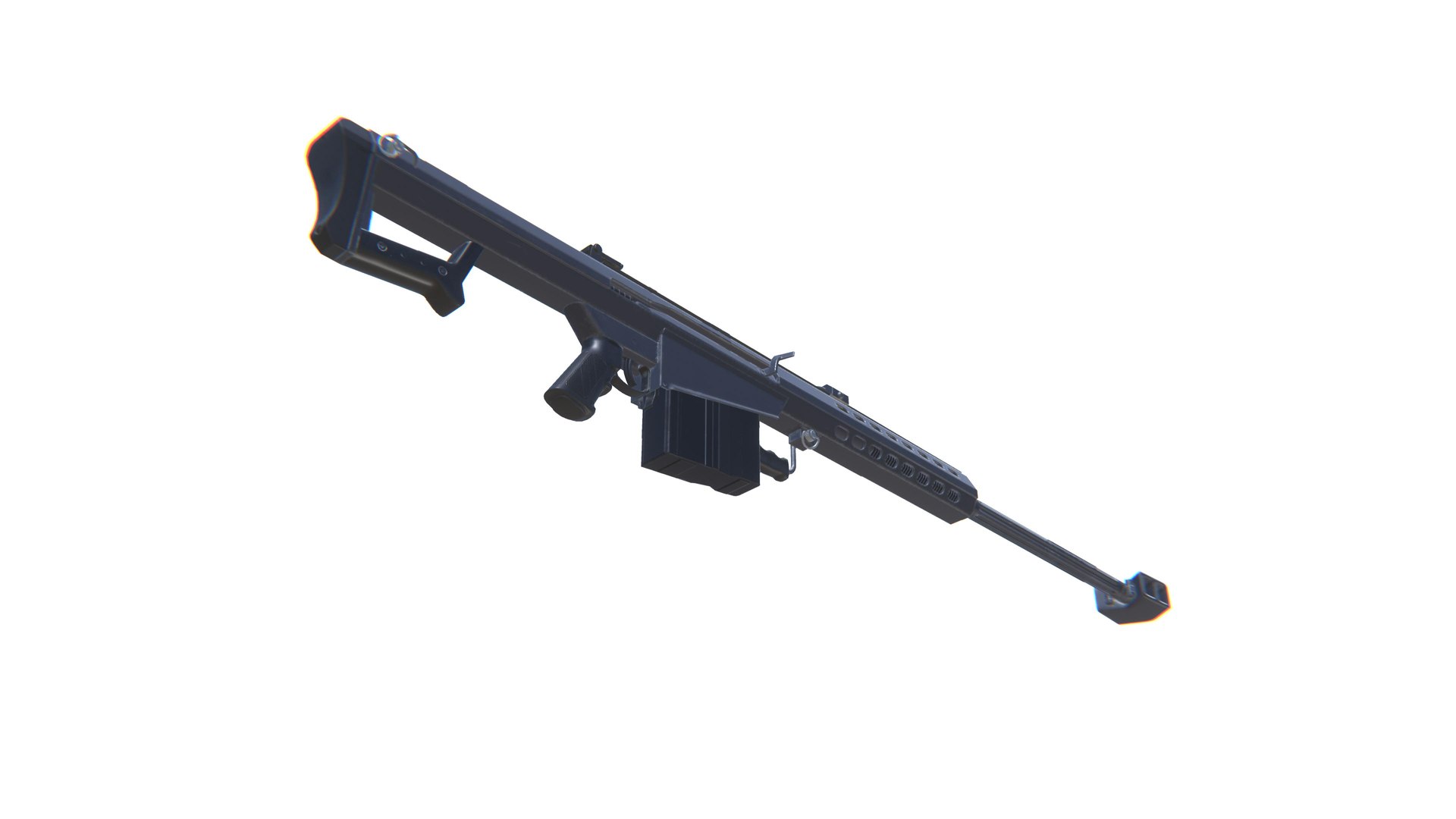 3D Model Sniper Rifle M82 Low-poly - TurboSquid 1800215