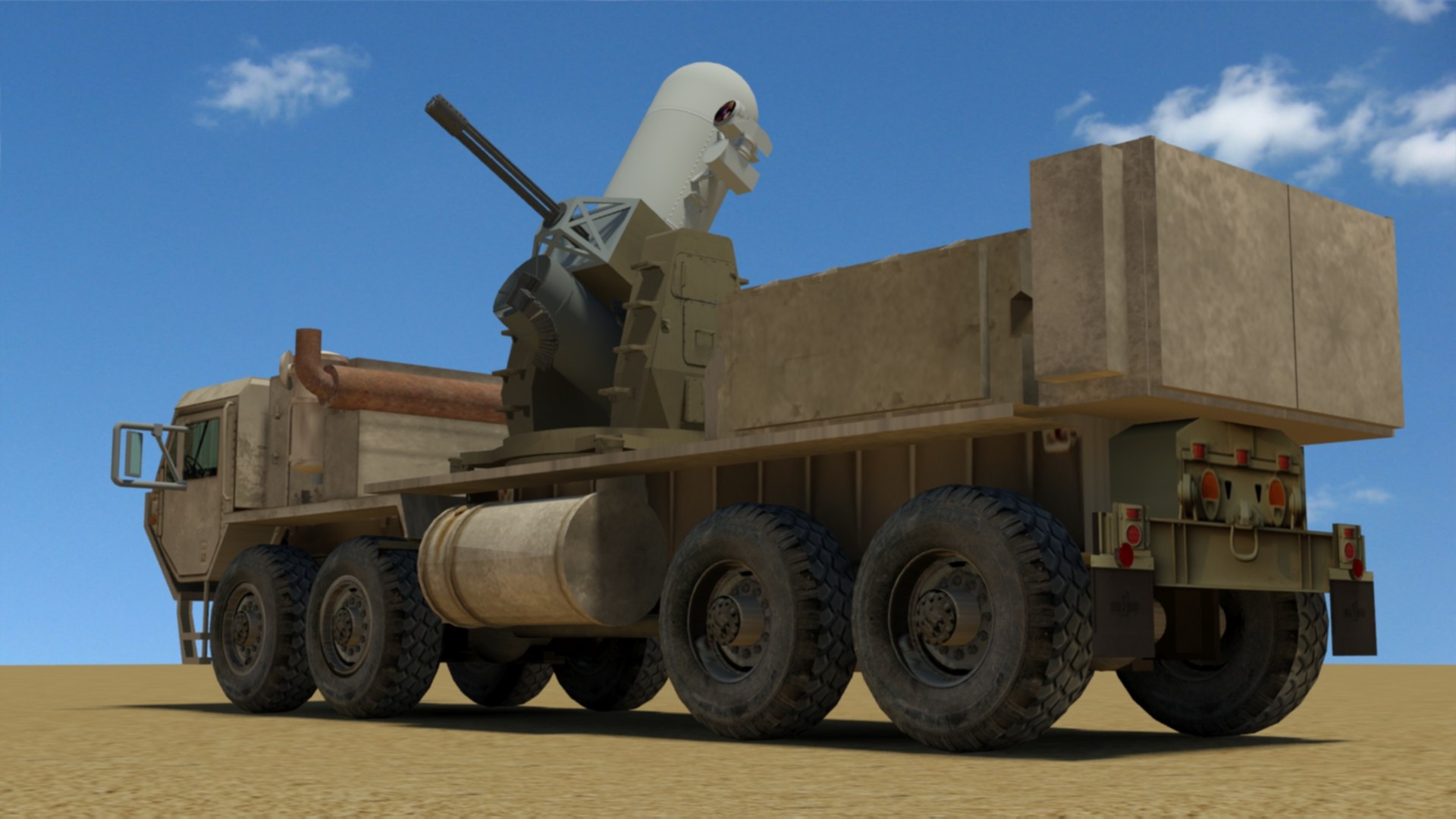 Hemtt M977 Phalanx Weapon 3D Model - TurboSquid 1467393
