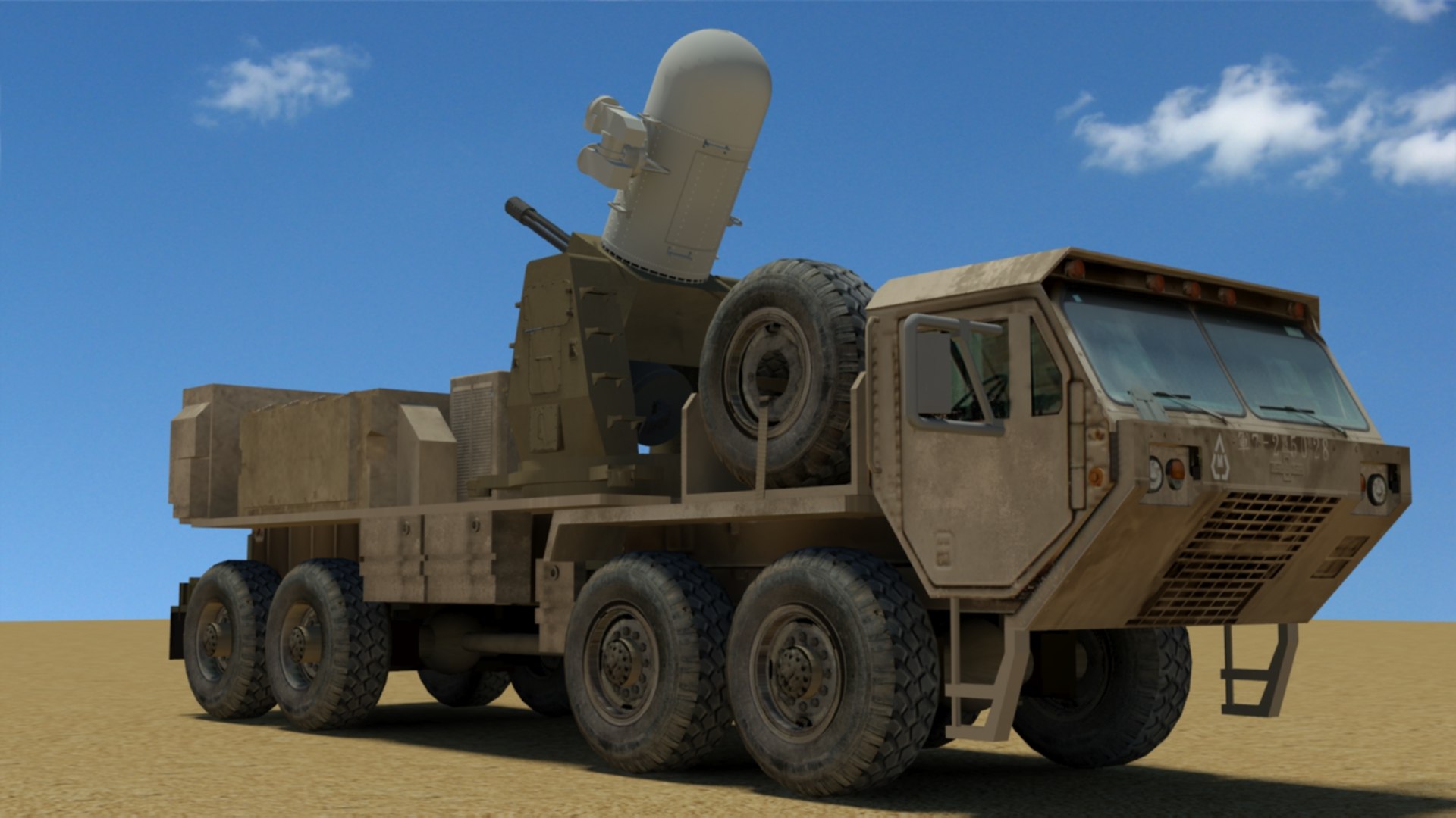 Hemtt M977 Phalanx Weapon 3D Model - TurboSquid 1467393
