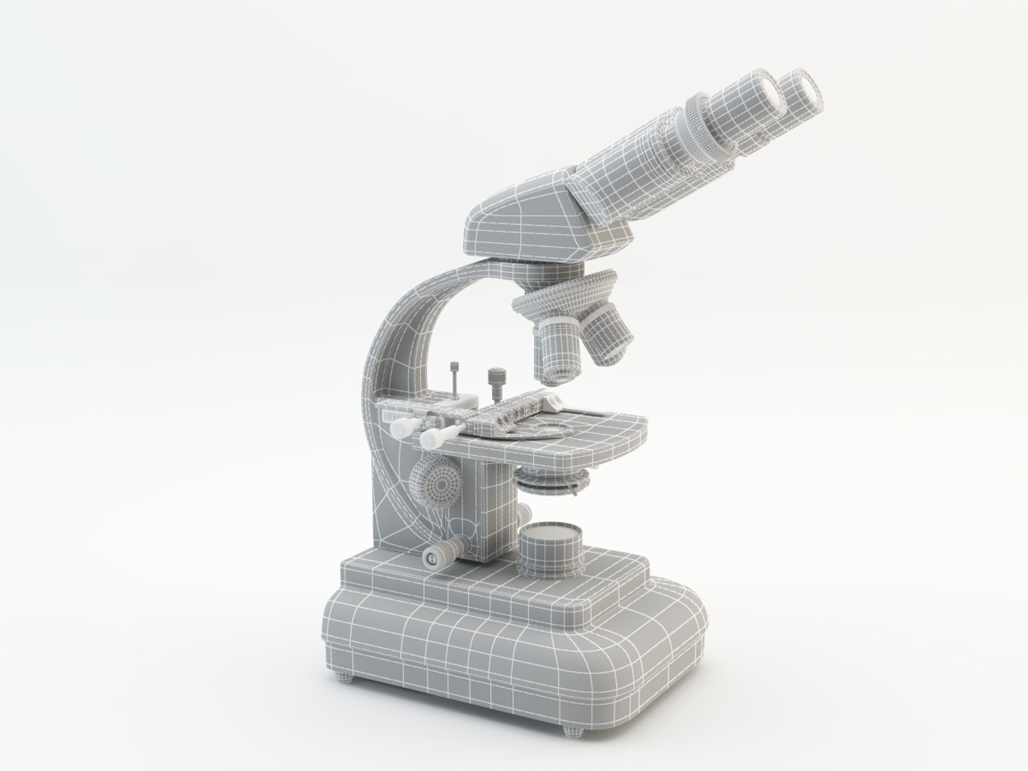 Microscope Micro 3d Model