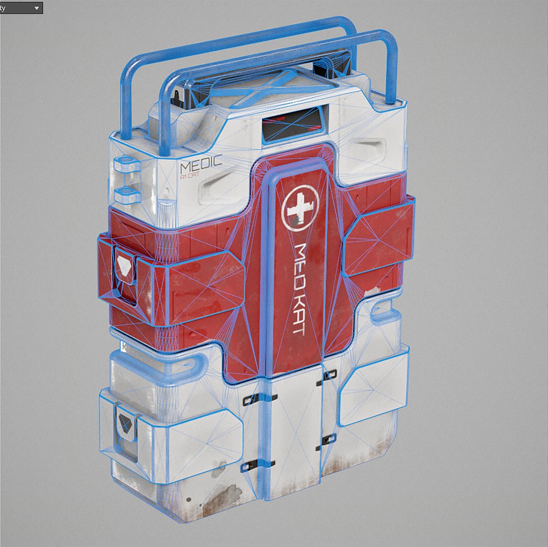 3D Sci-fi Med Kit PBR Model - TurboSquid 2137058