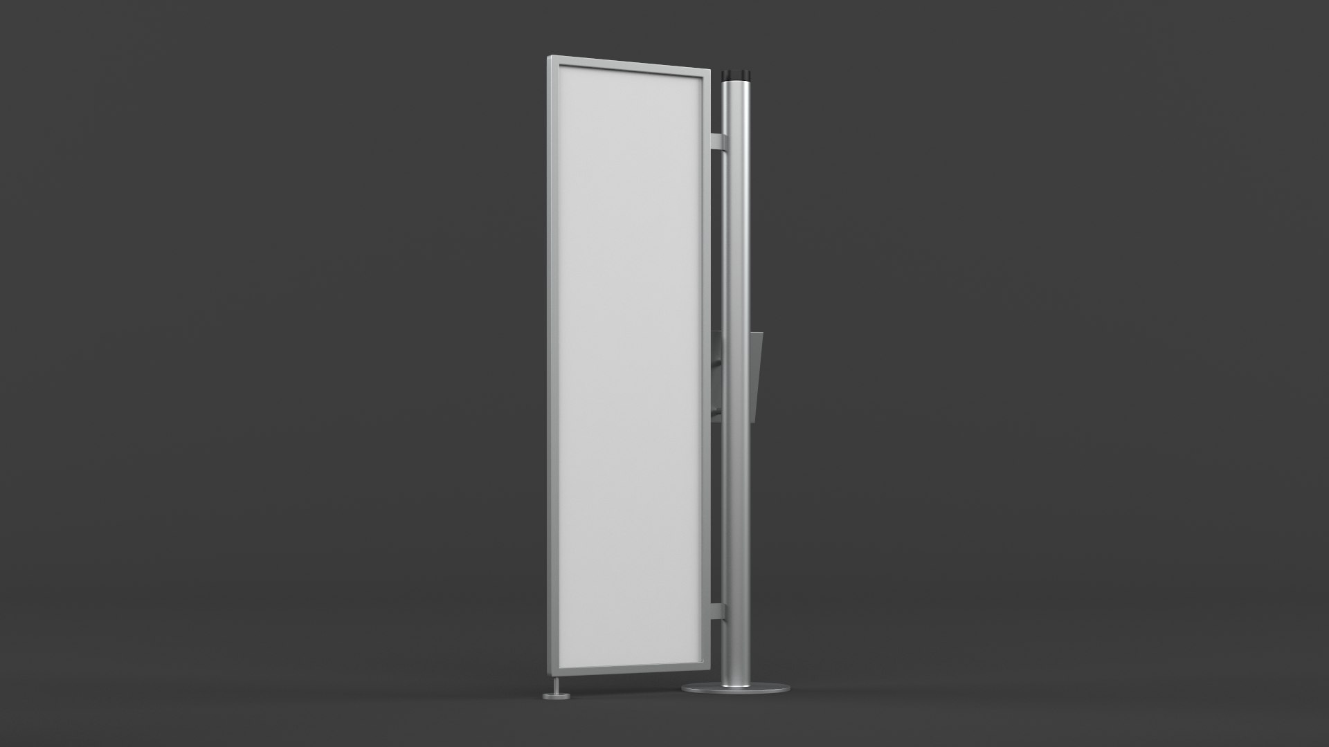 Blank Stand Billboard 3D Model - TurboSquid 1954411