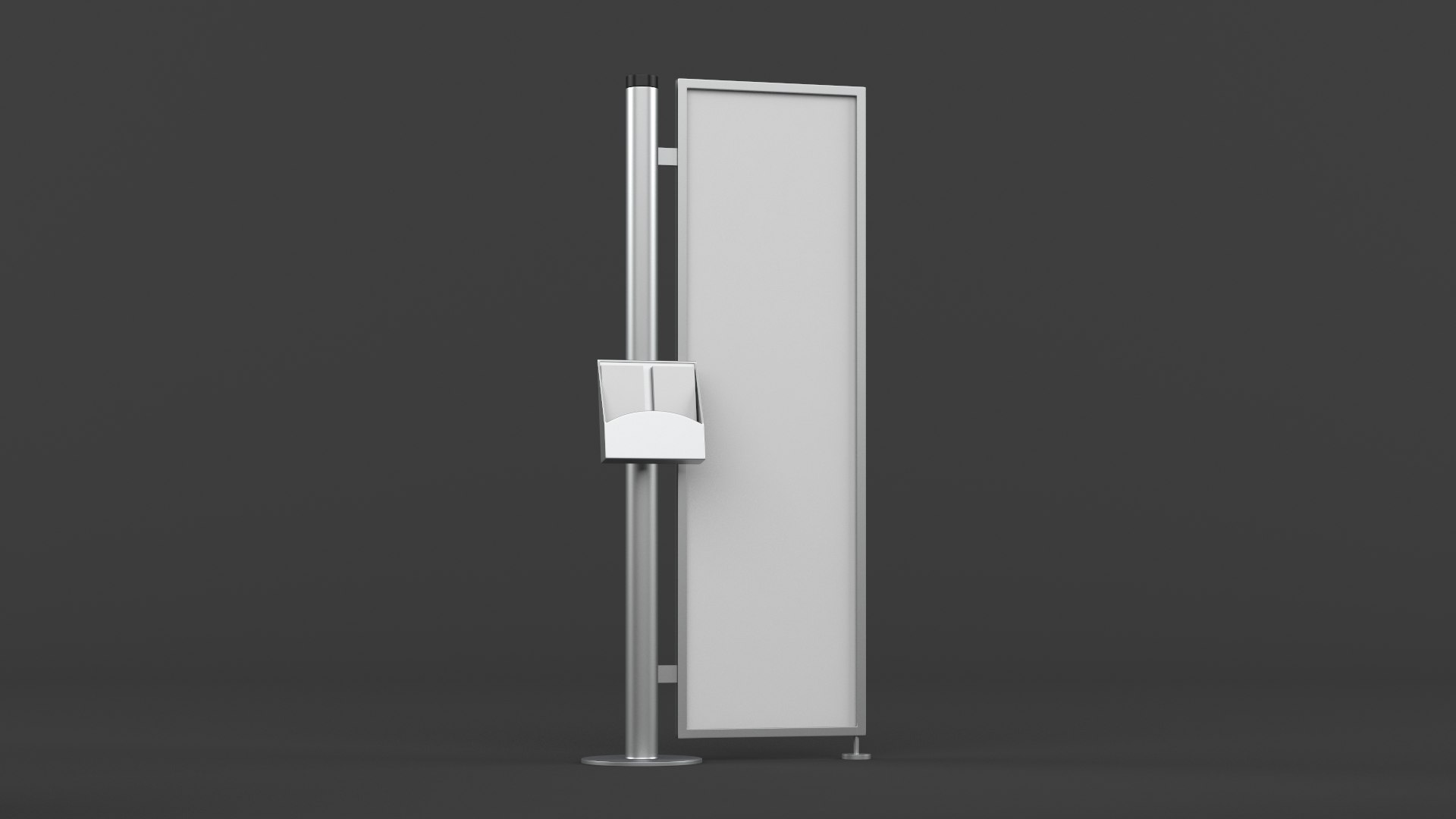 Blank Stand Billboard 3D Model - TurboSquid 1954411