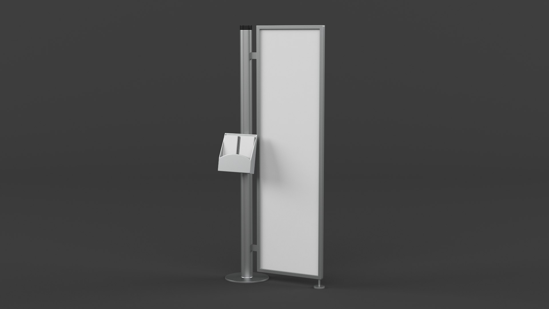 Blank Stand Billboard 3D Model - TurboSquid 1954411