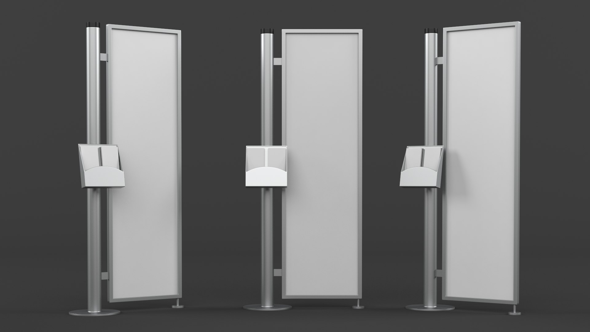 Blank Stand Billboard 3D Model - TurboSquid 1954411
