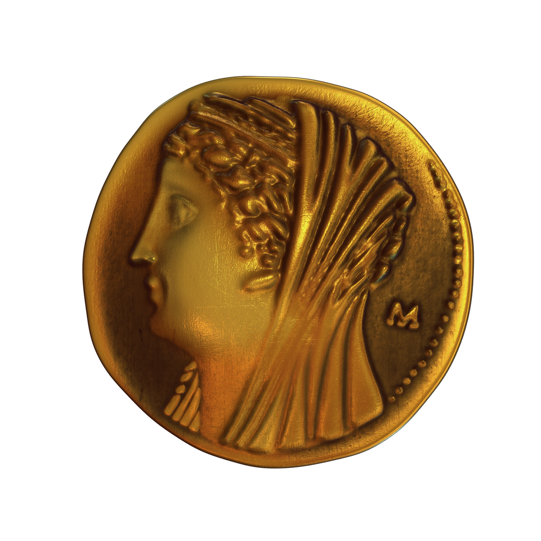 Coin Greek Mnaieion 3D Model - TurboSquid 1810907