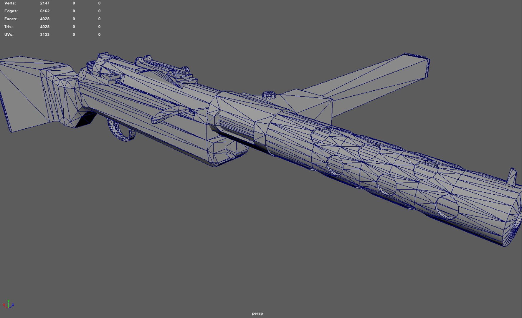 Mp-28 weapon model - TurboSquid 1613220