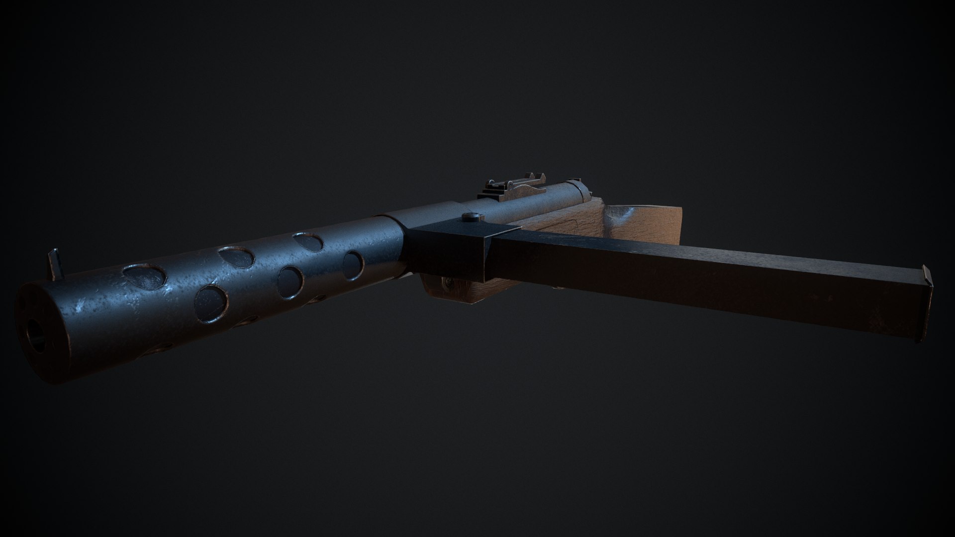 Mp-28 weapon model - TurboSquid 1613220