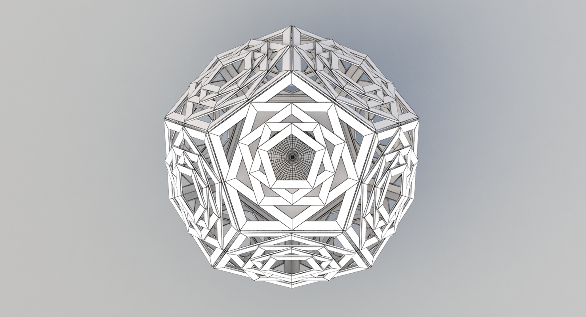 Geometric table lamp 3D model - TurboSquid 1186071