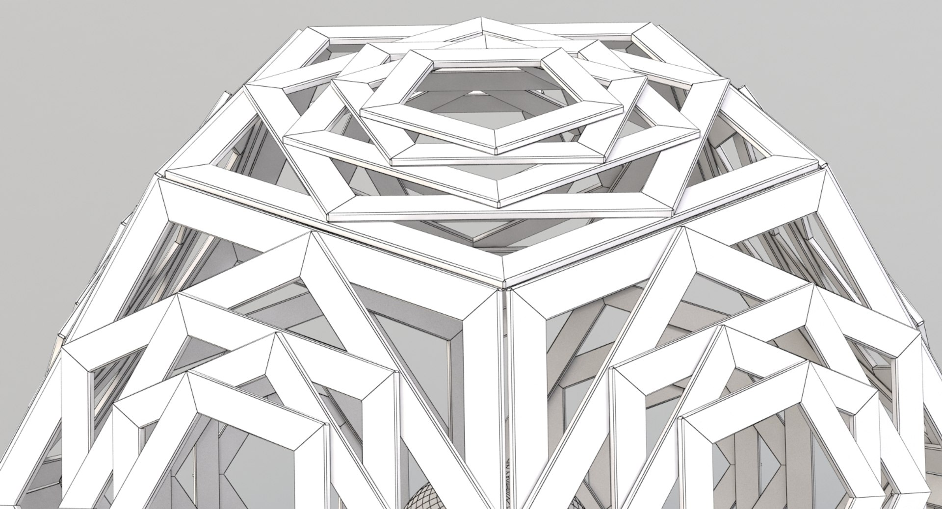 Geometric Table Lamp 3D Model - TurboSquid 1186071