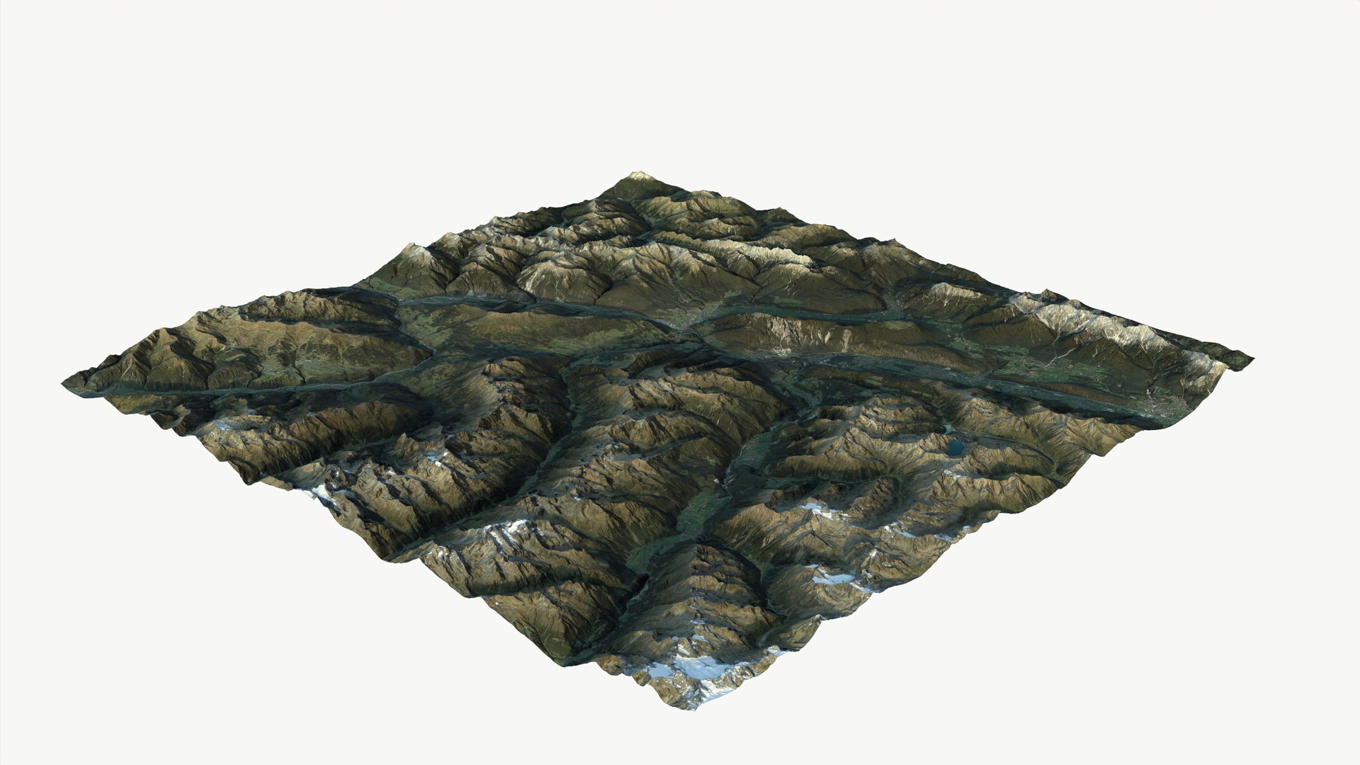 3D Model Alps Large Scale Terrain - TurboSquid 2176142