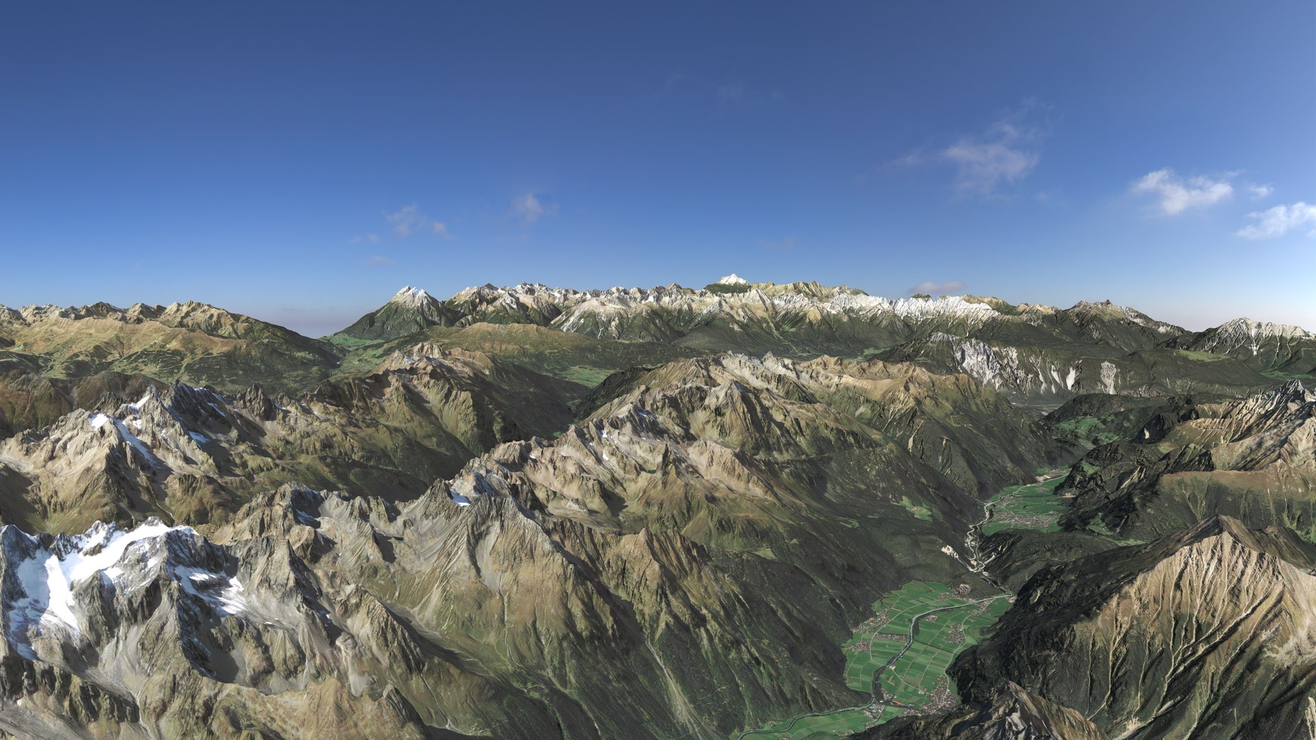3D Model Alps Large Scale Terrain - TurboSquid 2176142