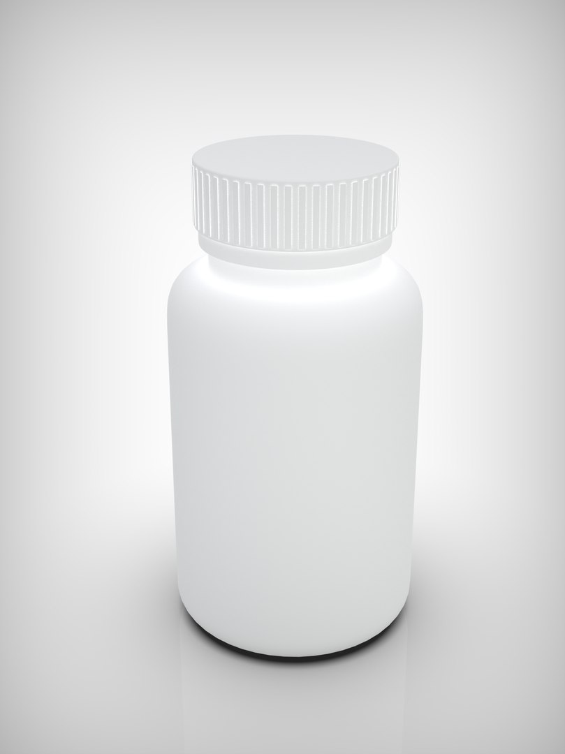 3D Pharma Bottle Model - TurboSquid 1303089